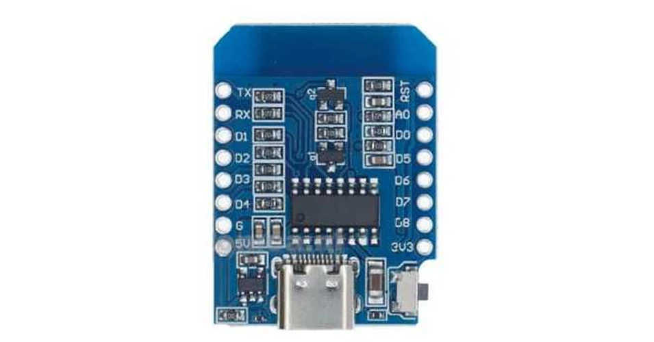Modulshop - ESP8266MOD D1 mini, mikrovezérlő - WiFi - usb-C